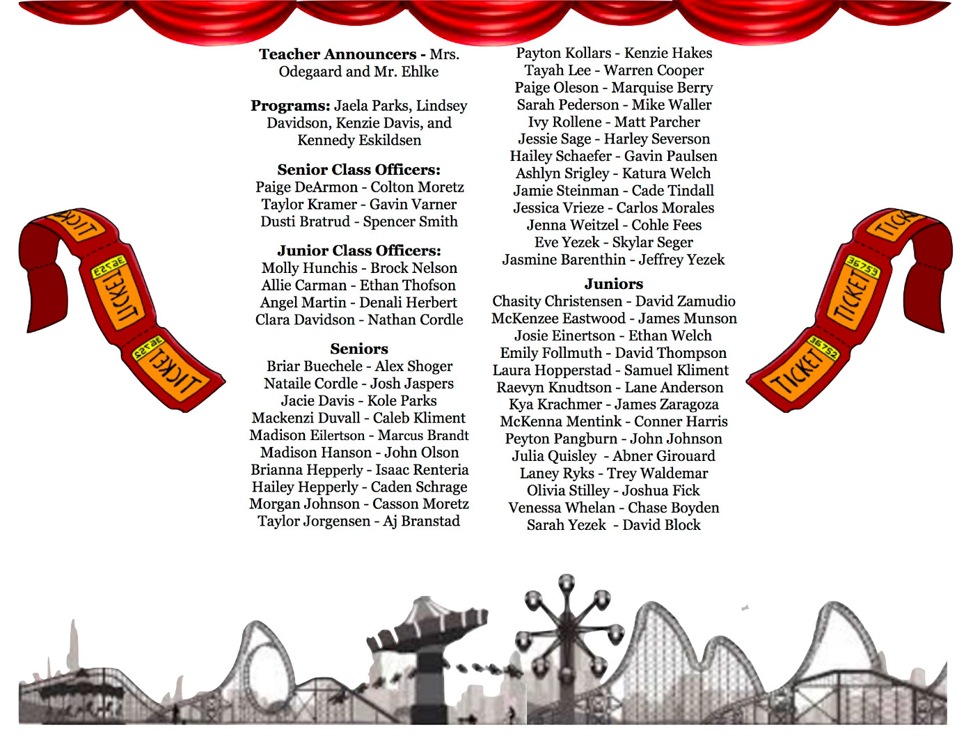 Northwood-Kensett - Northwood-Kensett Junior-Senior Prom is Saturday ...